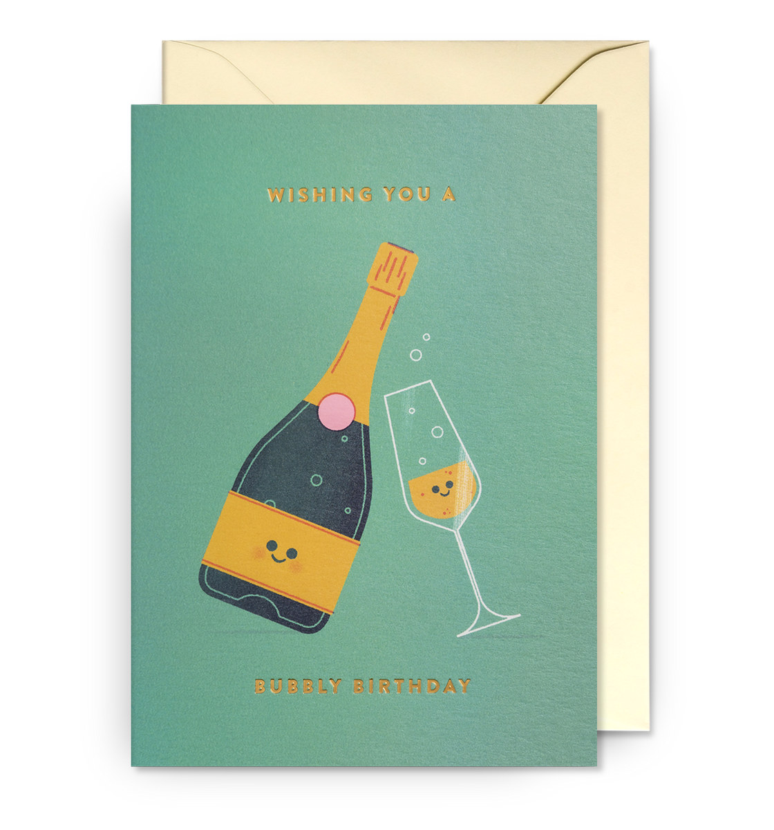 Wishing You a Bubbly Birthday Greeting Card