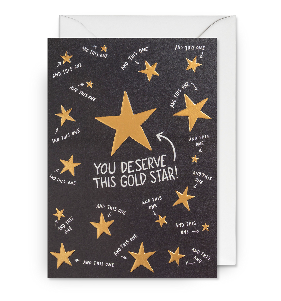 You Deserve this Gold Star! Greeting Card