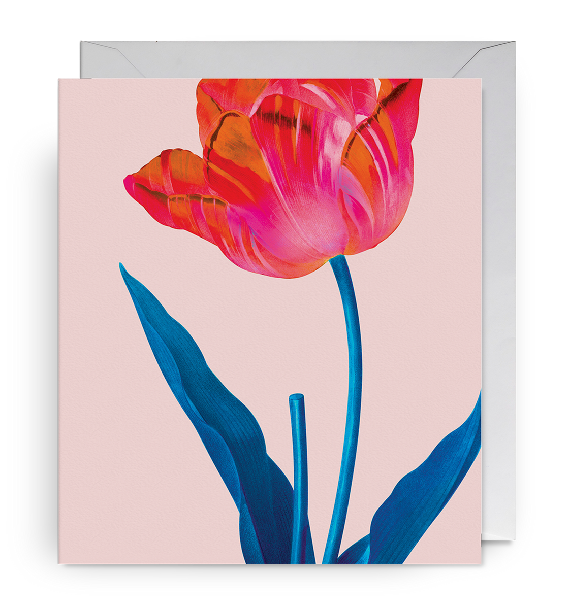 Pink Tulip Large Greeting Card