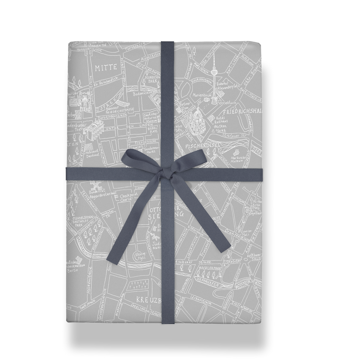 Berlin Illustrated Map Gift Wrap