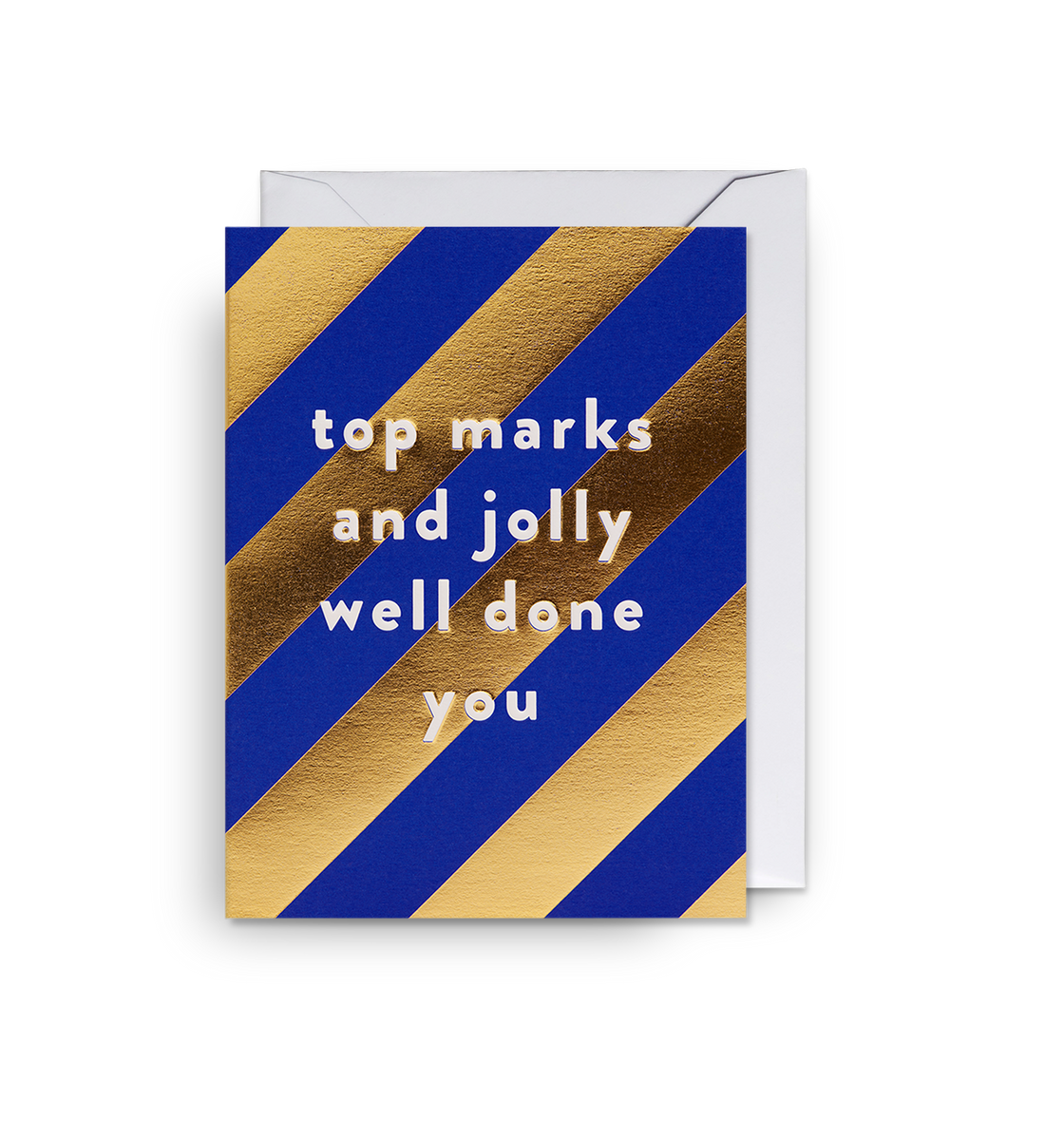 Top Marks and Jolly Well Done You Mini Card