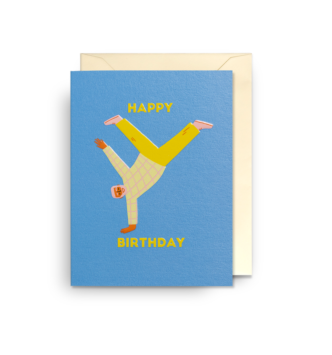 Breakdancer Graphic Mini Birthday Card