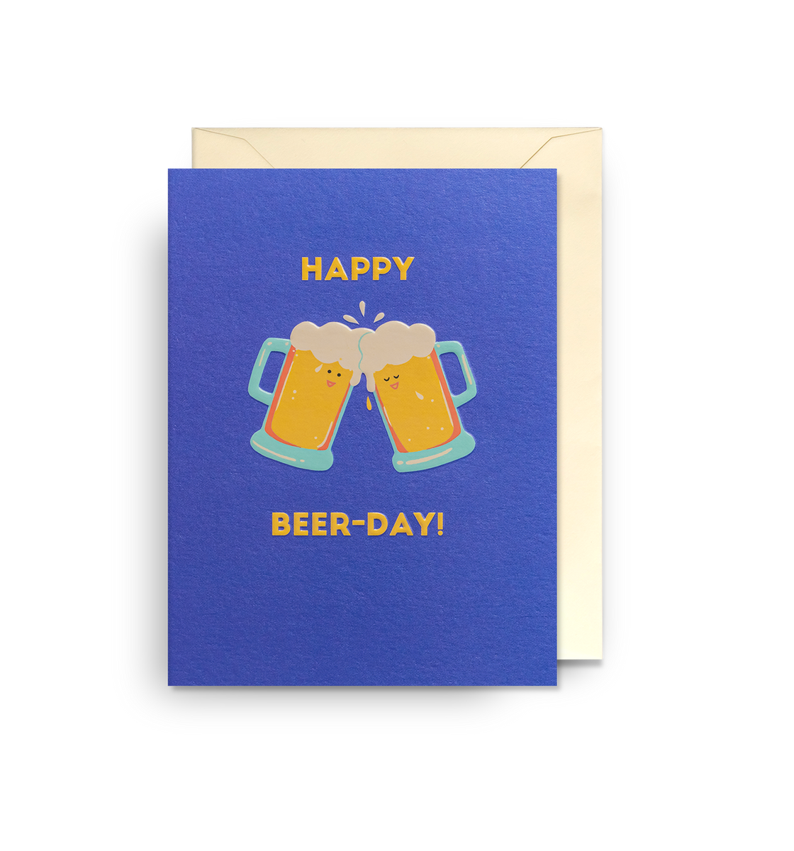 Pints Happy Beer-Day Mini Birthday Card