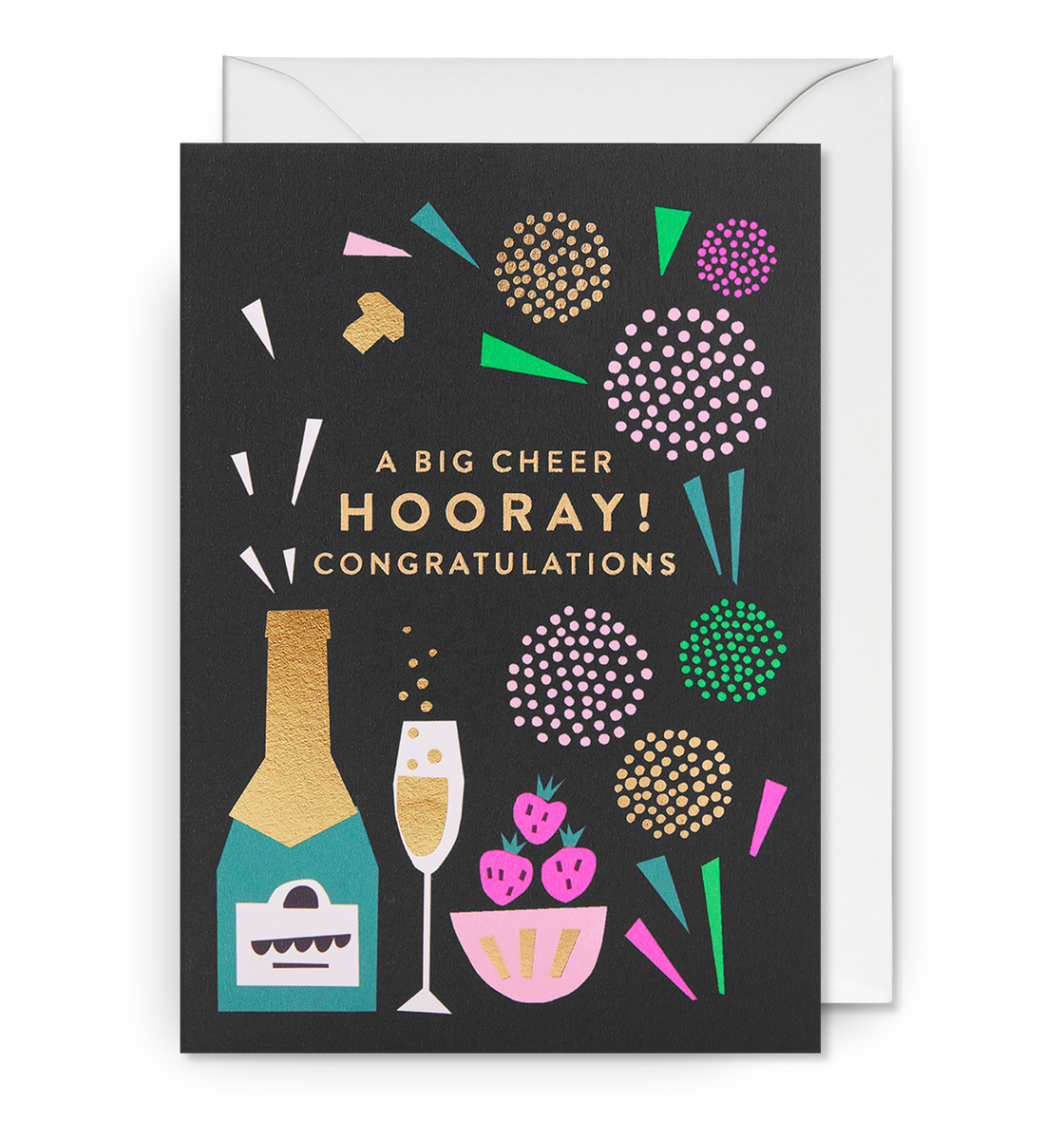 A Big Cheer Hooray! Congratulations Greeting Card