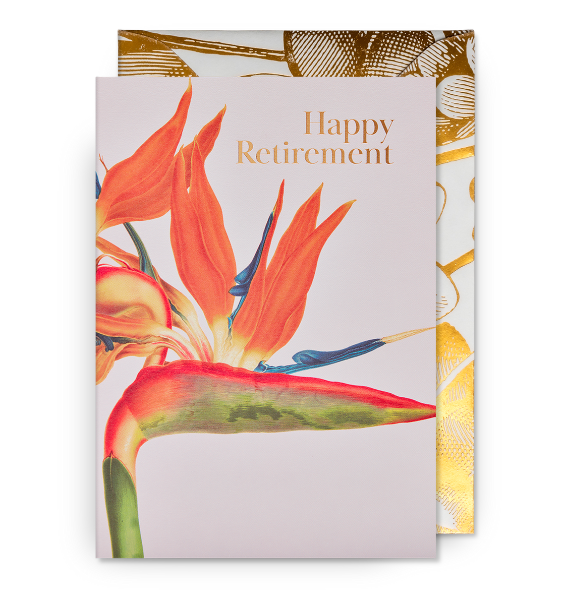 Happy Retirement Bird of Paradise Greeting Card