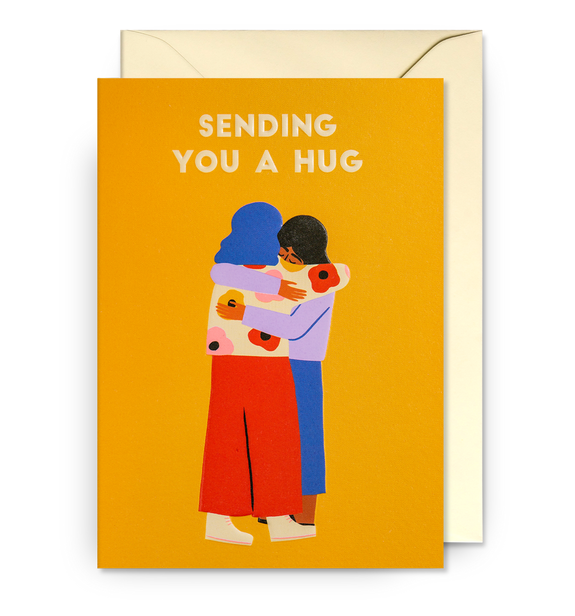 Sending You a Hug Graphic Greeting Card