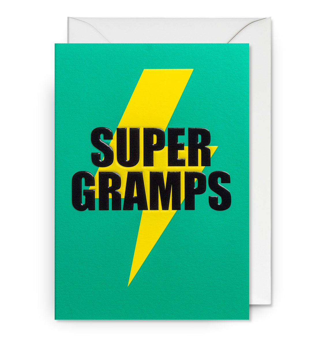 Super Gramps Emblem Greeting Card