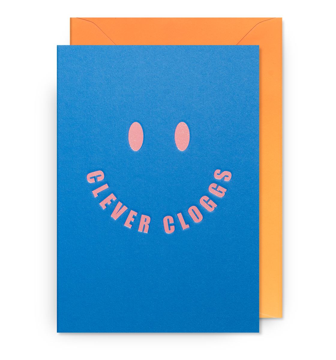 Clever Cloggs Smiley Greeting Card