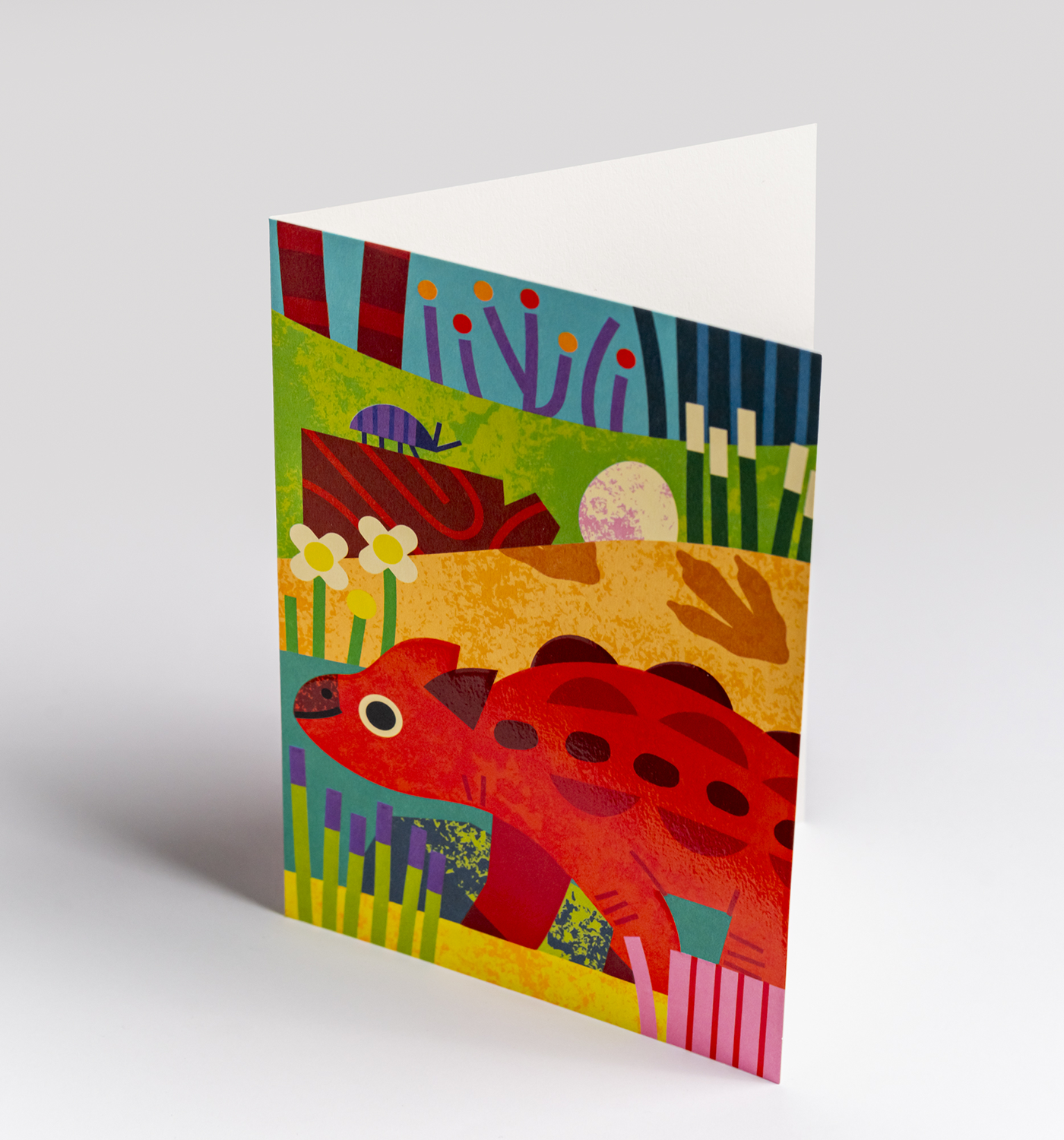 Ankylosaurus Greeting Card