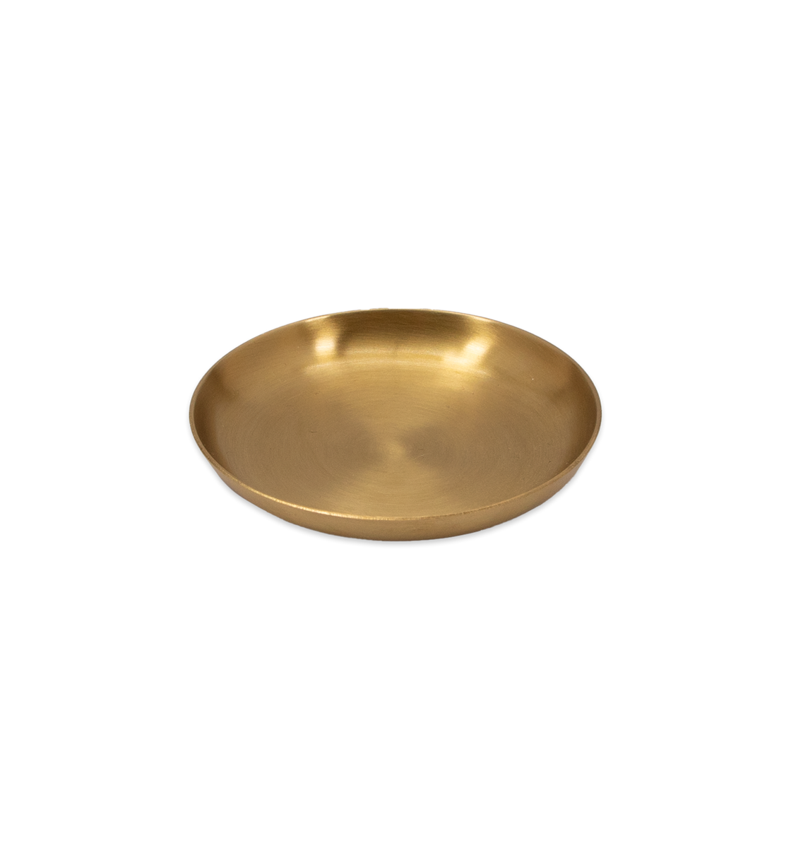Round Brass Plate, Extra Small