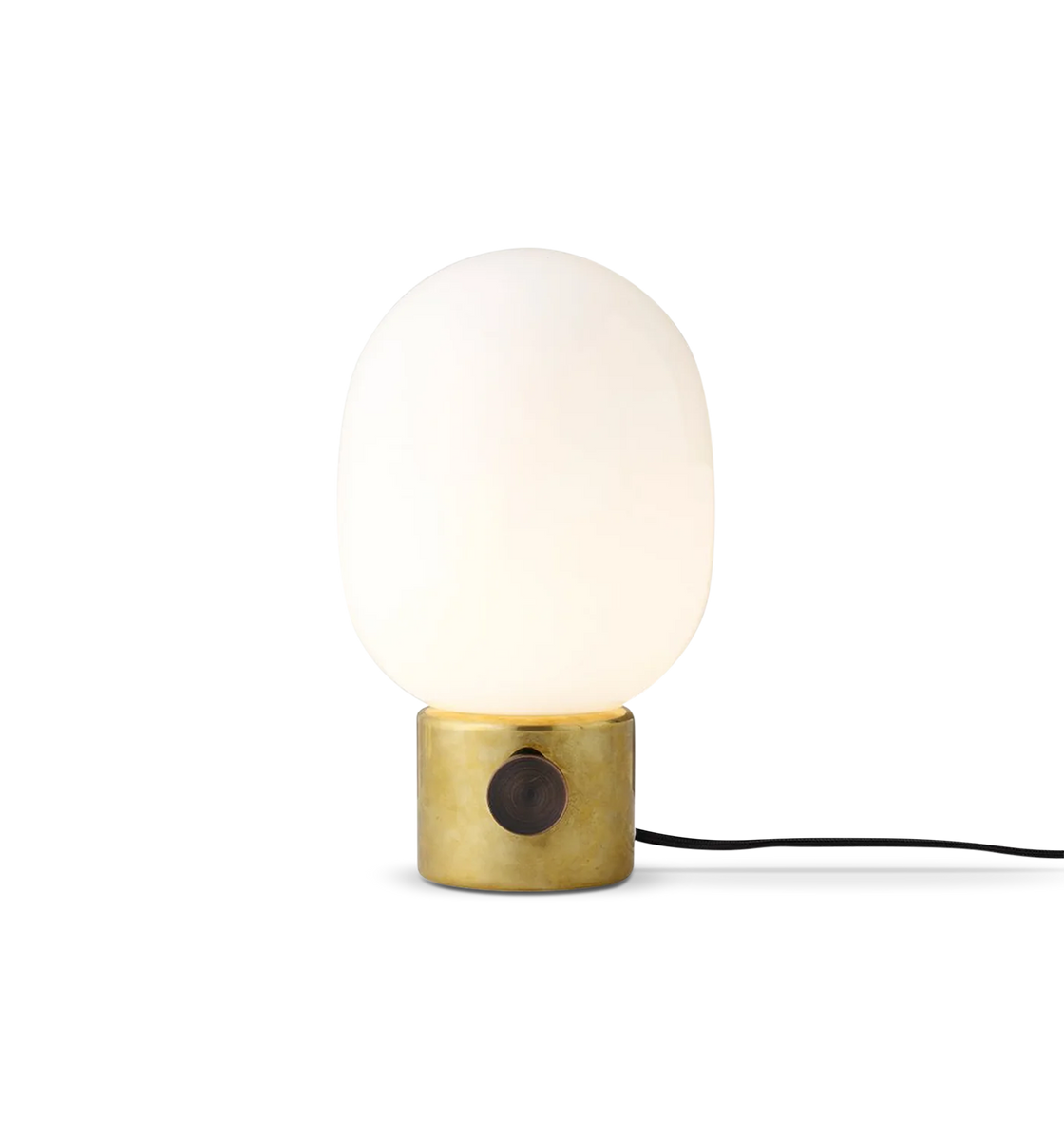 JWDA Dimmable Glass Table Lamp, Brass