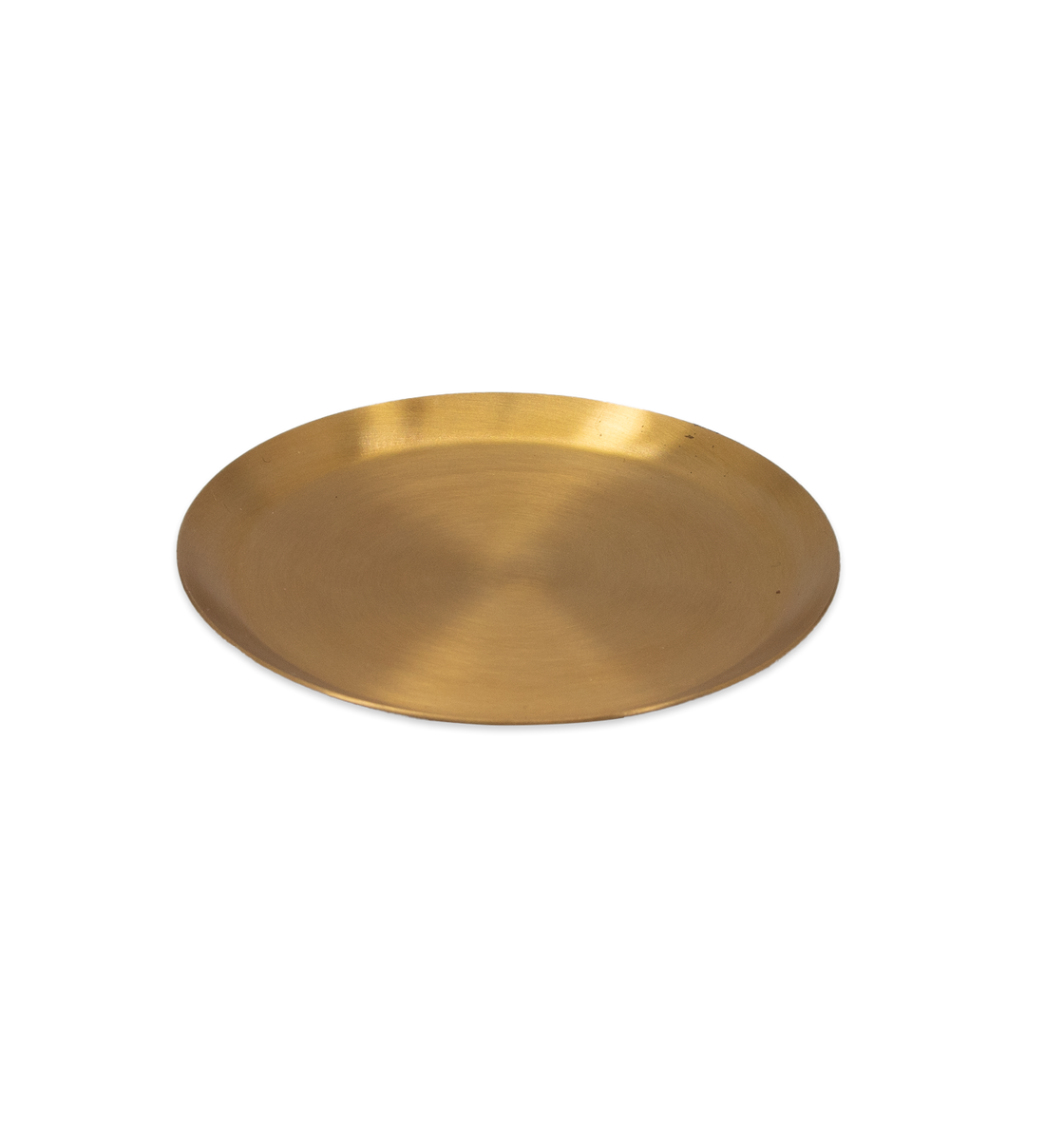 Round Brass Plate, Medium