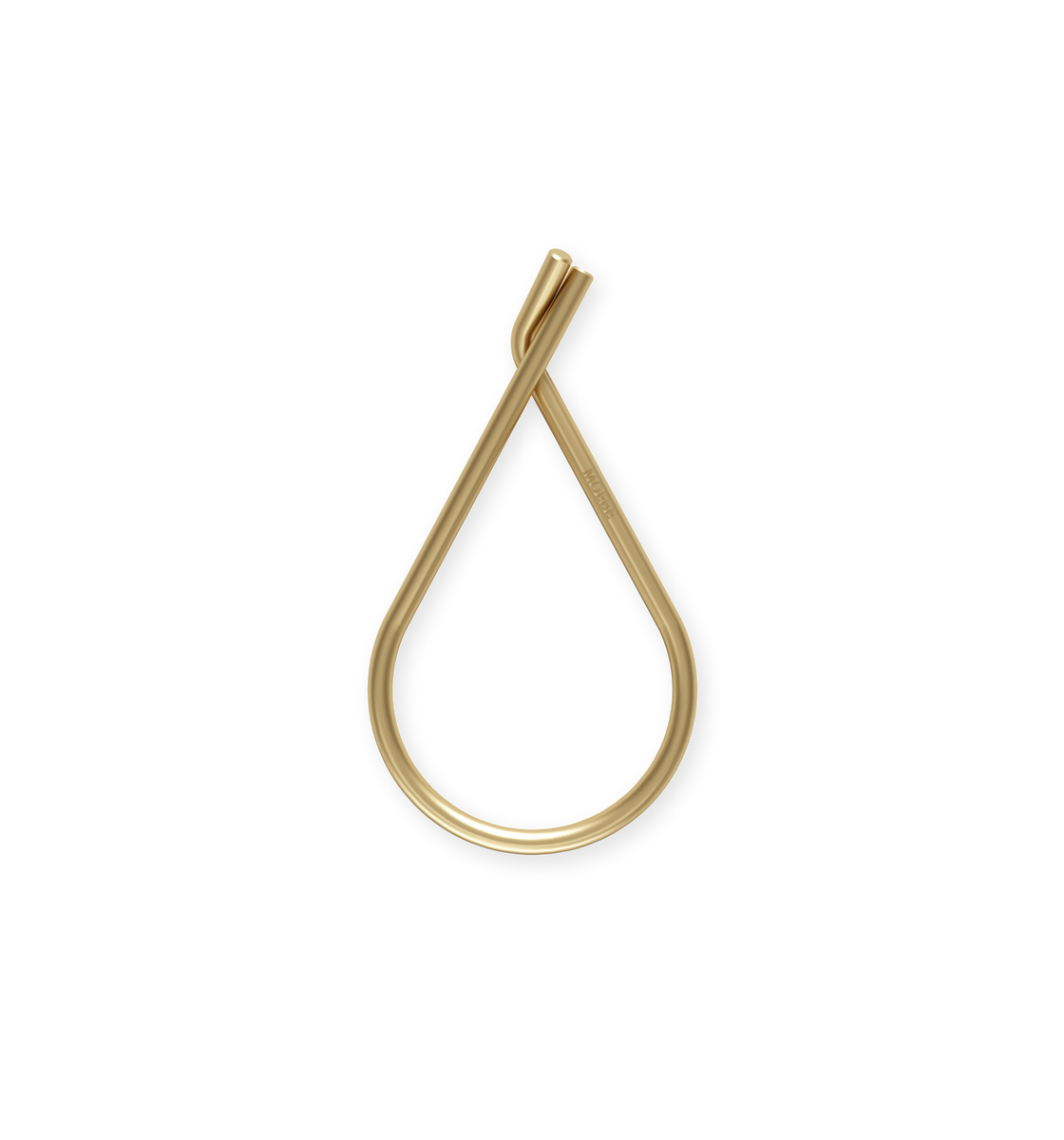 Minimalist Brass Key Ring – Lagom Design