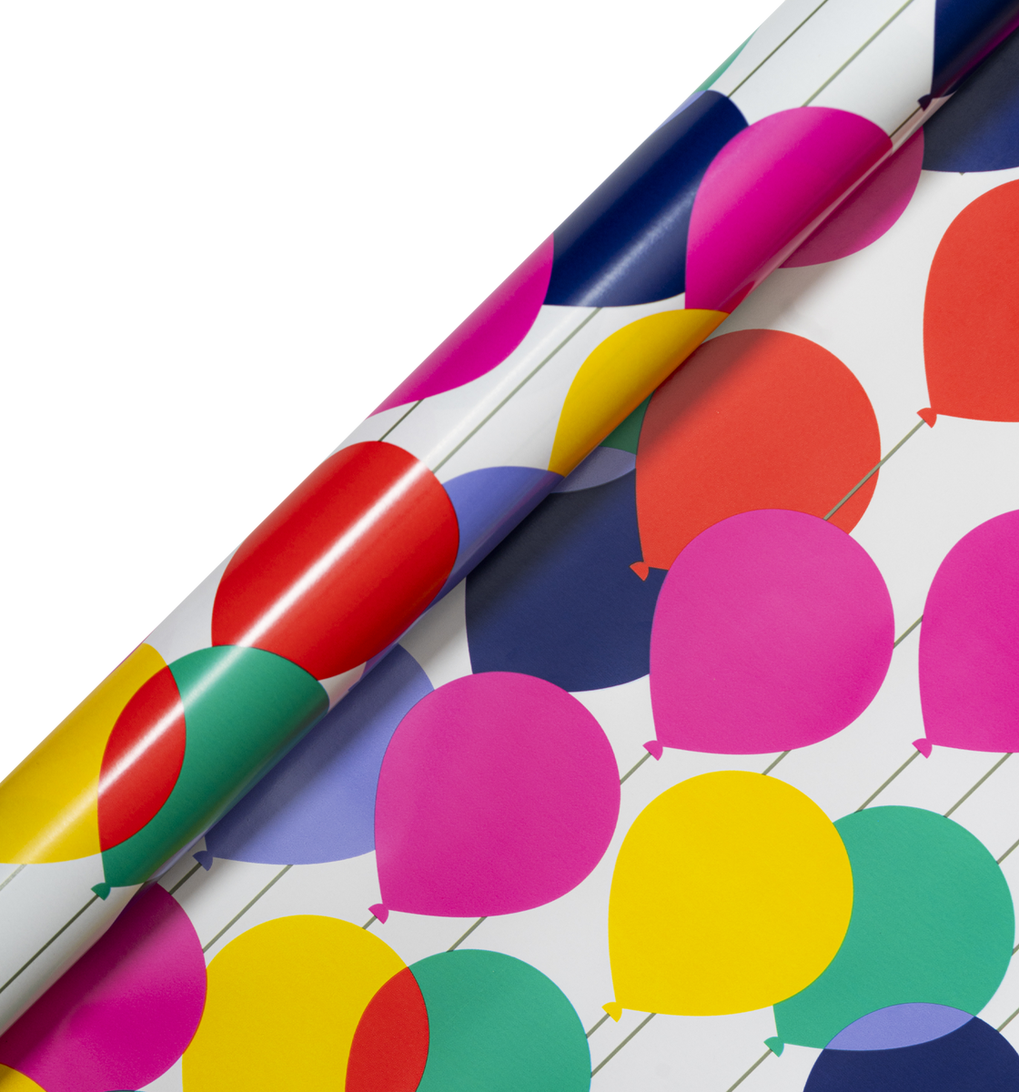 Celebration Balloons Roll Wrap, 3 Metres