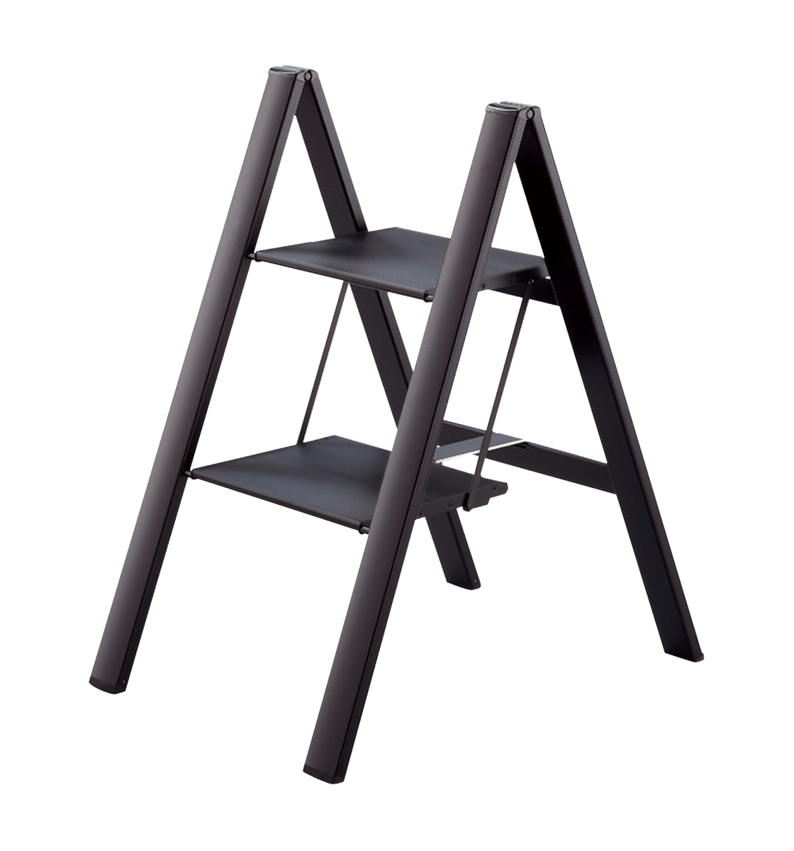 Two Step Slim Ladder, Matte Black