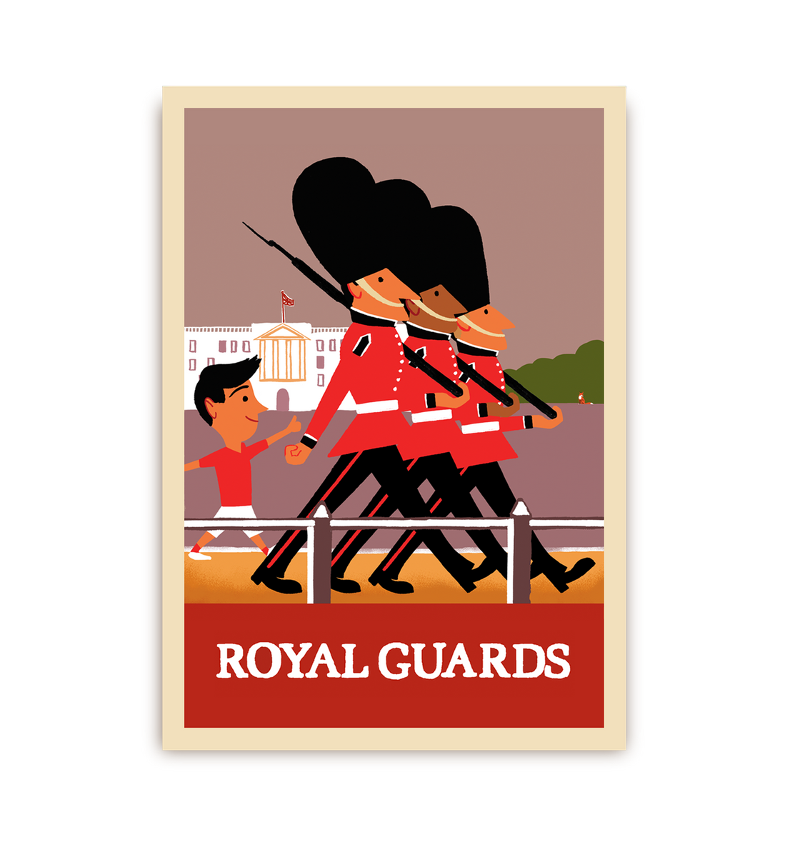 Royal Guards London Postcard