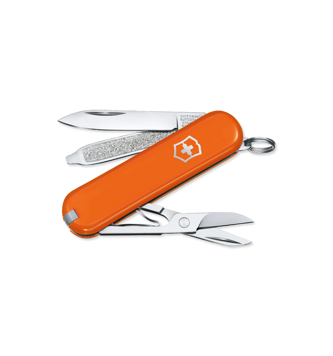 Classic Mini Swiss Army Knife, Mango Tango Orange